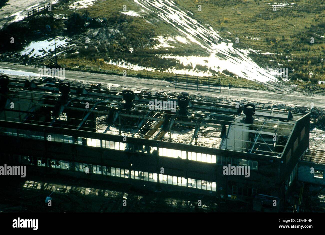 Closure and demolition of Agecroft Colliery 1992, Salford, Manchester ...