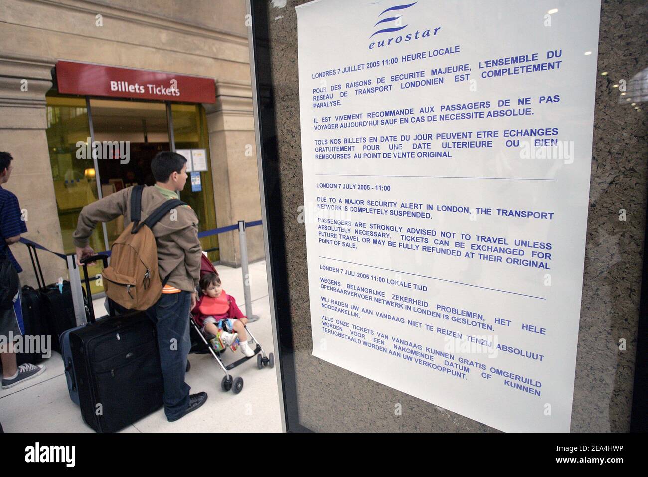 Security rose at Eurostar terminal at Gare du Nord railway station in ...