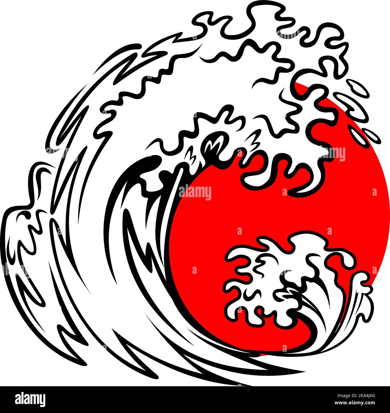 Tide sea blue water on Stock Vector Images - Alamy