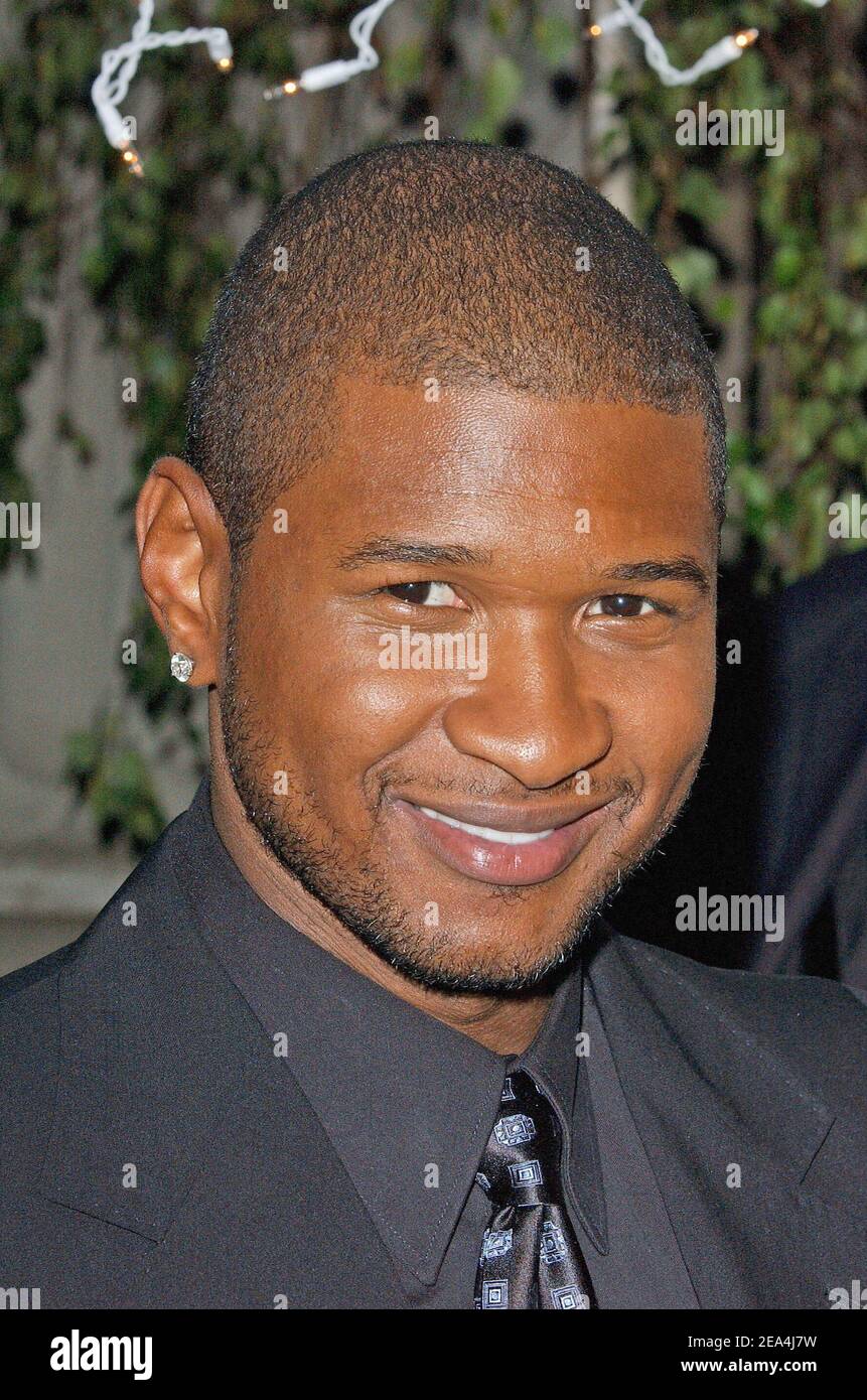 Usher arrives at Usher's fundraiser evening for his New Look Foundation ...