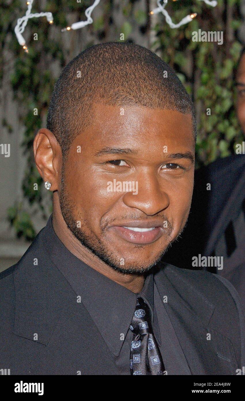 Usher arrives at Usher's fundraiser evening for his New Look Foundation ...