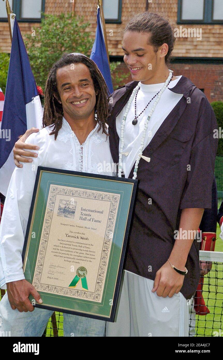 Yannick Noah And Son