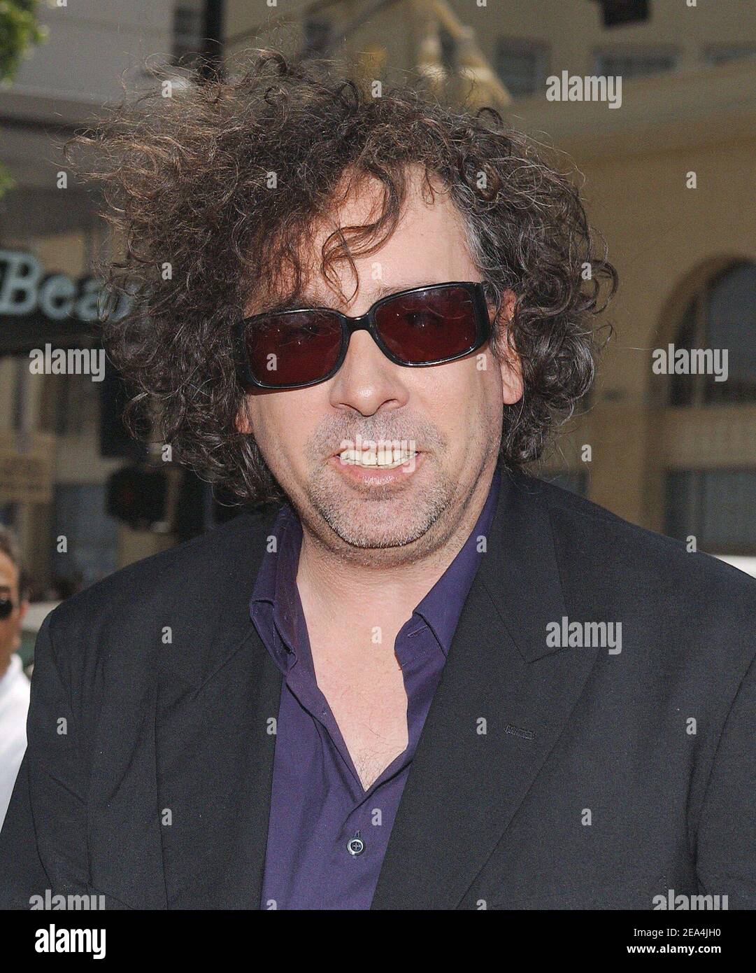 Director Tim Burton attends the premiere of 'Charlie and the Chocolate ...