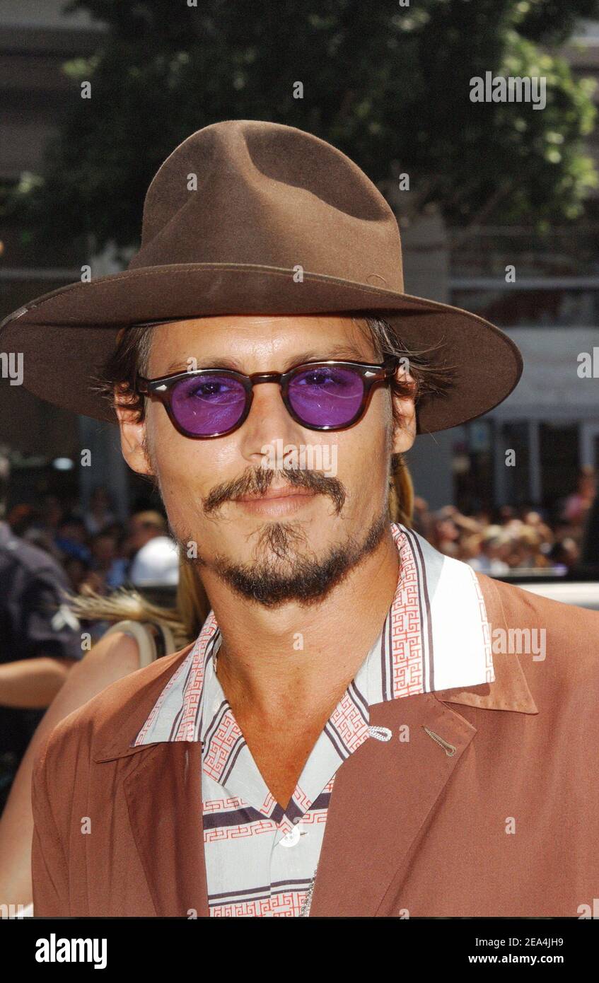 Cast member Johnny Depp attends The Warner Brothers Pictures' World ...