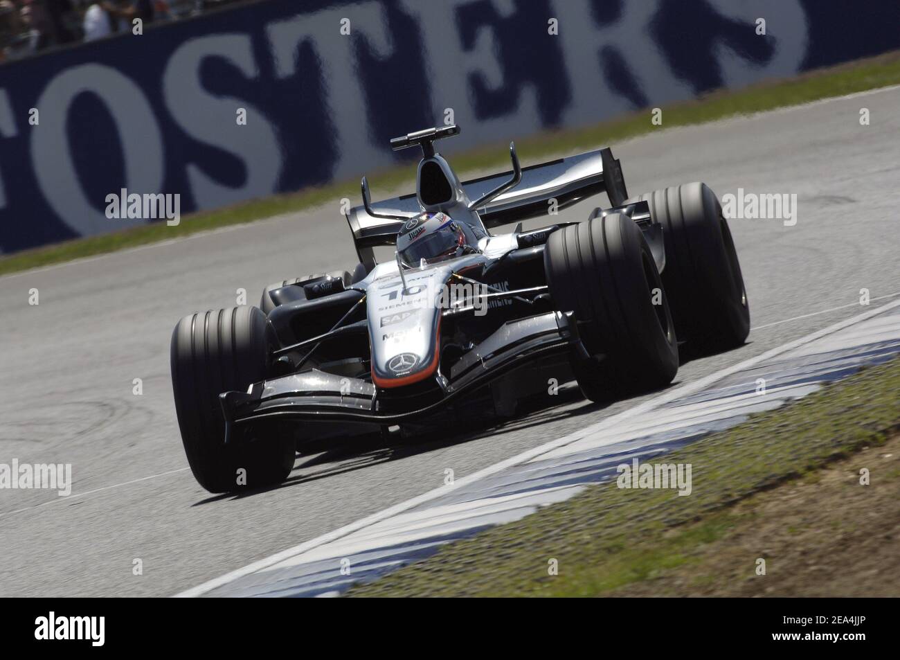 Juan pablo montoya in the mclaren mercedes hi-res stock photography and ...