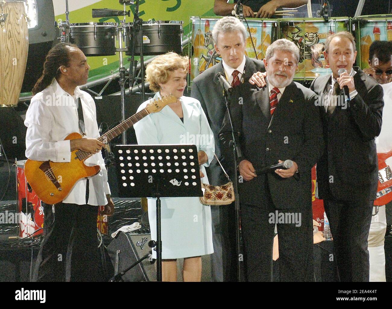Culture Minister and music legend Gilberto Gil on stage, Brazilian ...