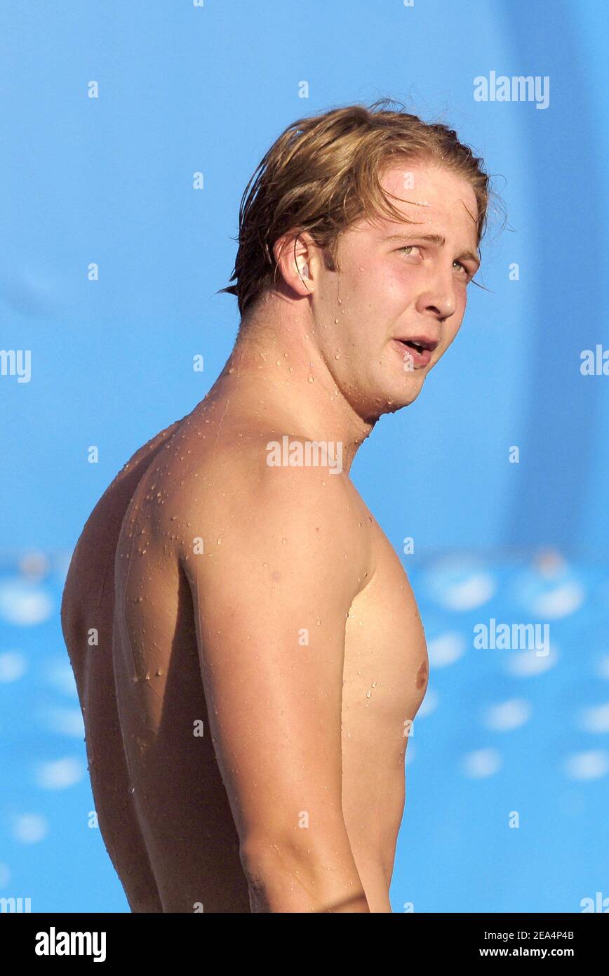 Ian Crocker of USA wins the gold medal and obtains the new world record ...