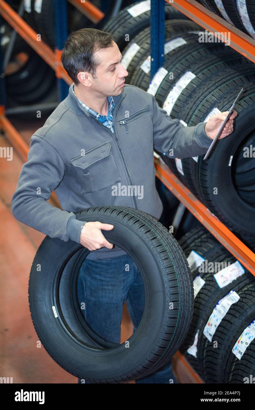 change a tyre Stock Photo - Alamy