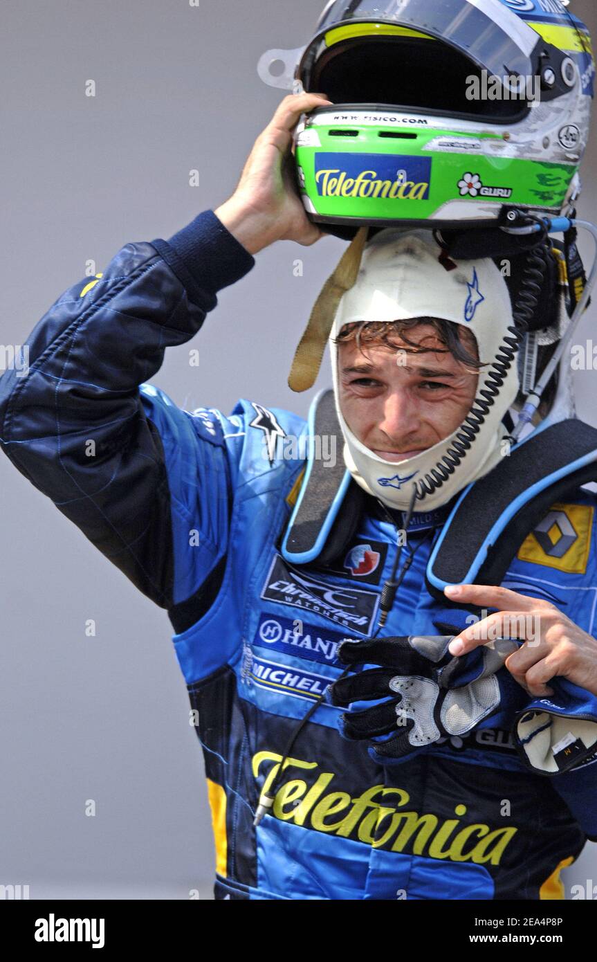 Italian Formula 1 driver Giancarlo Fisichella (team Renault) during the ...