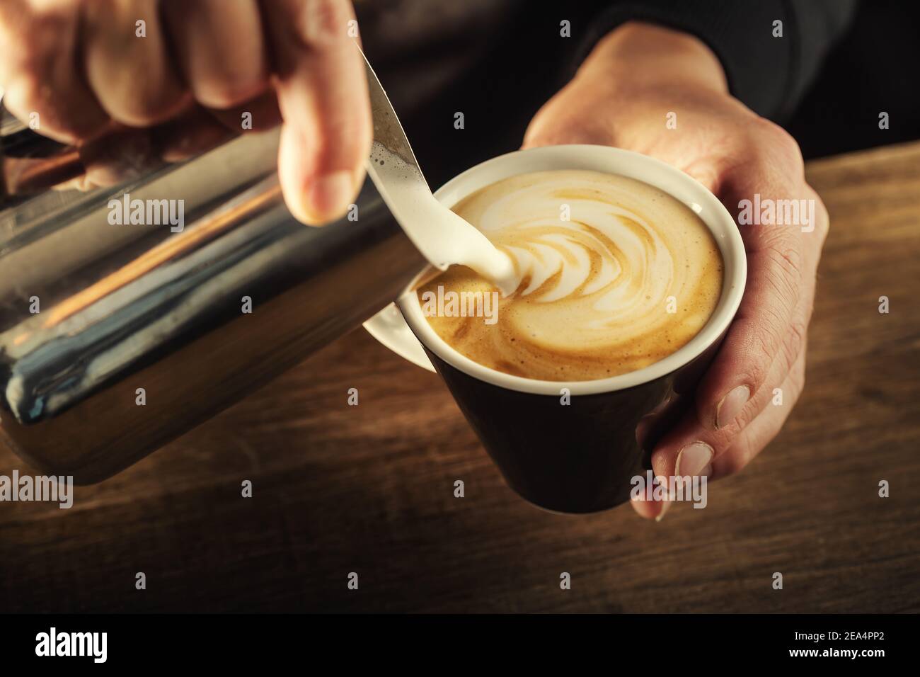 Perfect Coffee Foam High Resolution Stock Photography and Images - Alamy