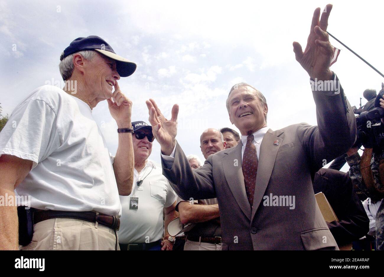 Rumsfeld and clint eastwood hi-res stock photography and images - Alamy