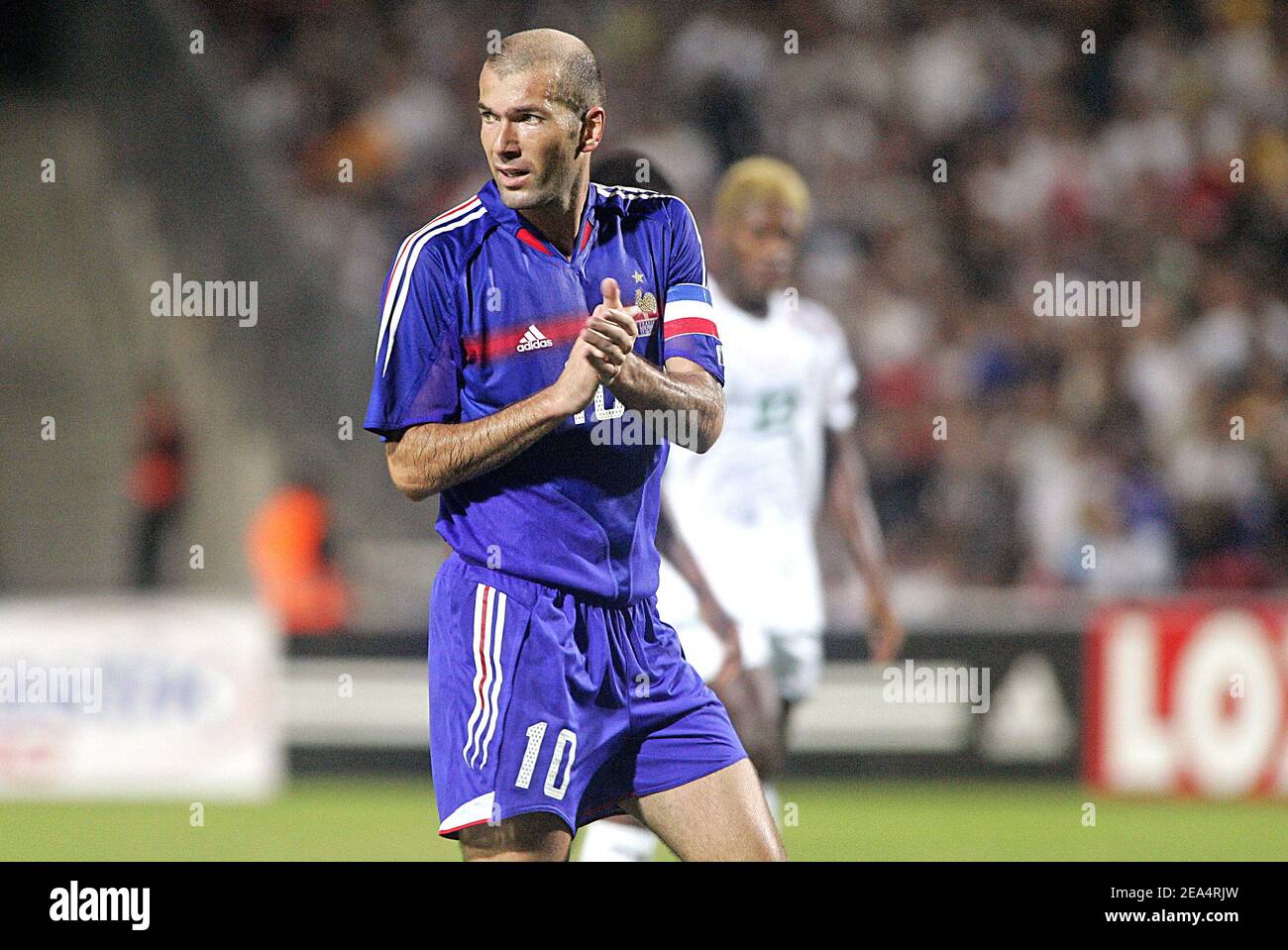 French midfielder Zinedine Zidane, who returns to play for France a ...