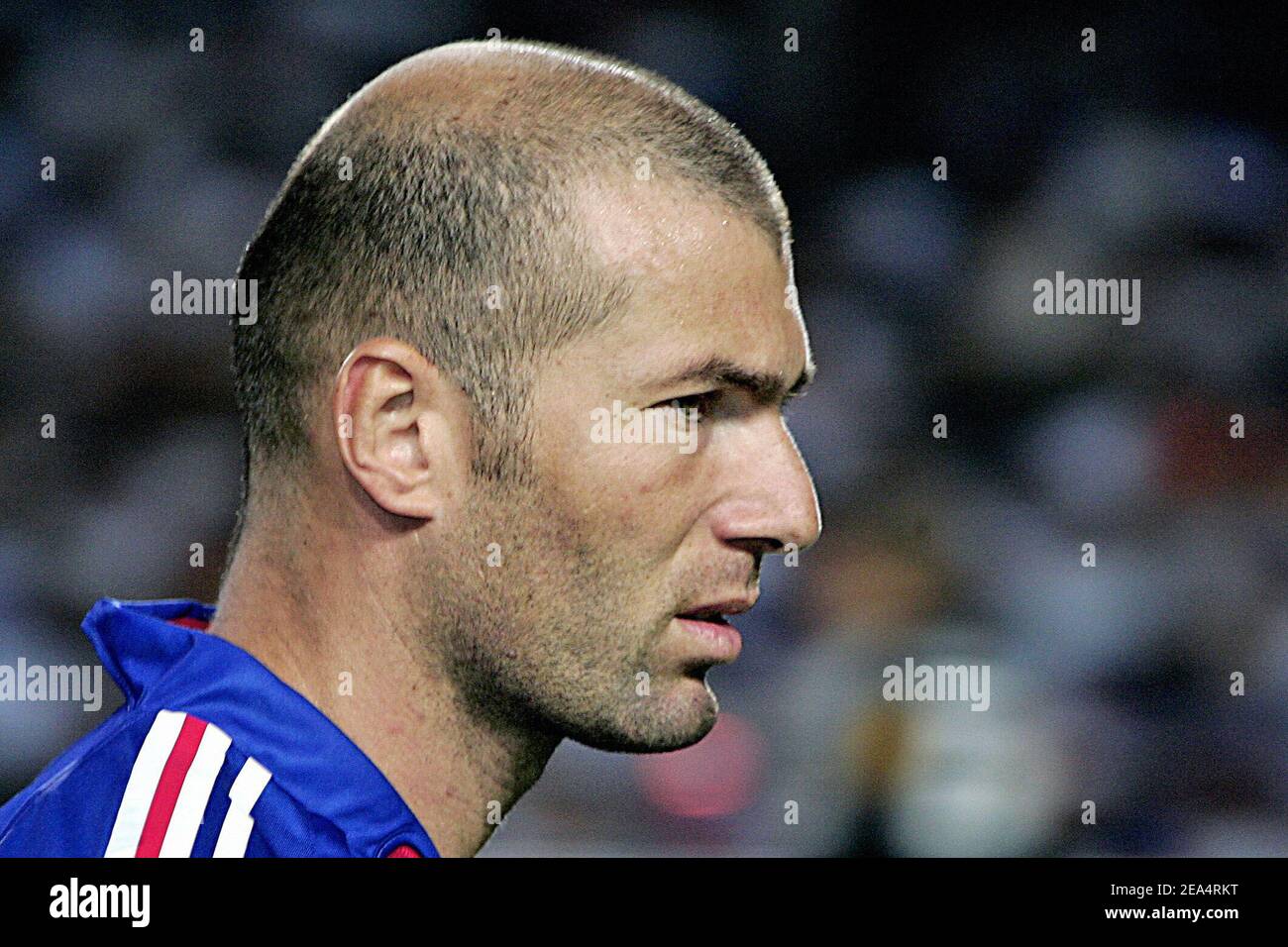 French midfielder Zinedine Zidane, who returns to play for France a ...