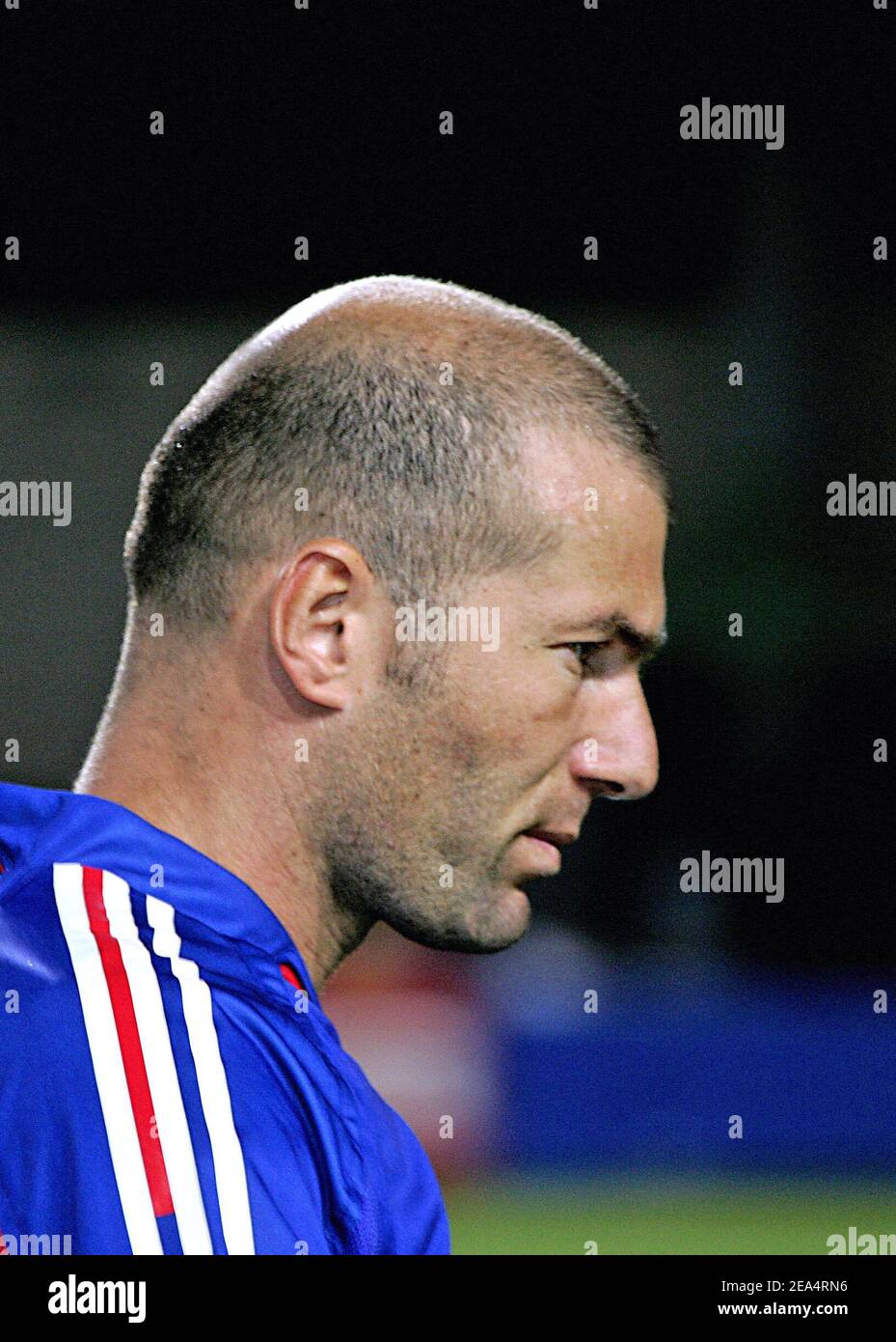 French midfielder Zinedine Zidane, who returns to play for France a ...