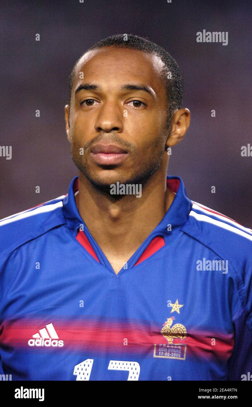 Thierry henry france portrait hi-res stock photography and images - Alamy
