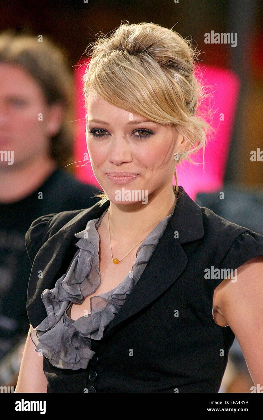 Hilary Duff performs live on the Plaza at Rockefeller Center as part of ...