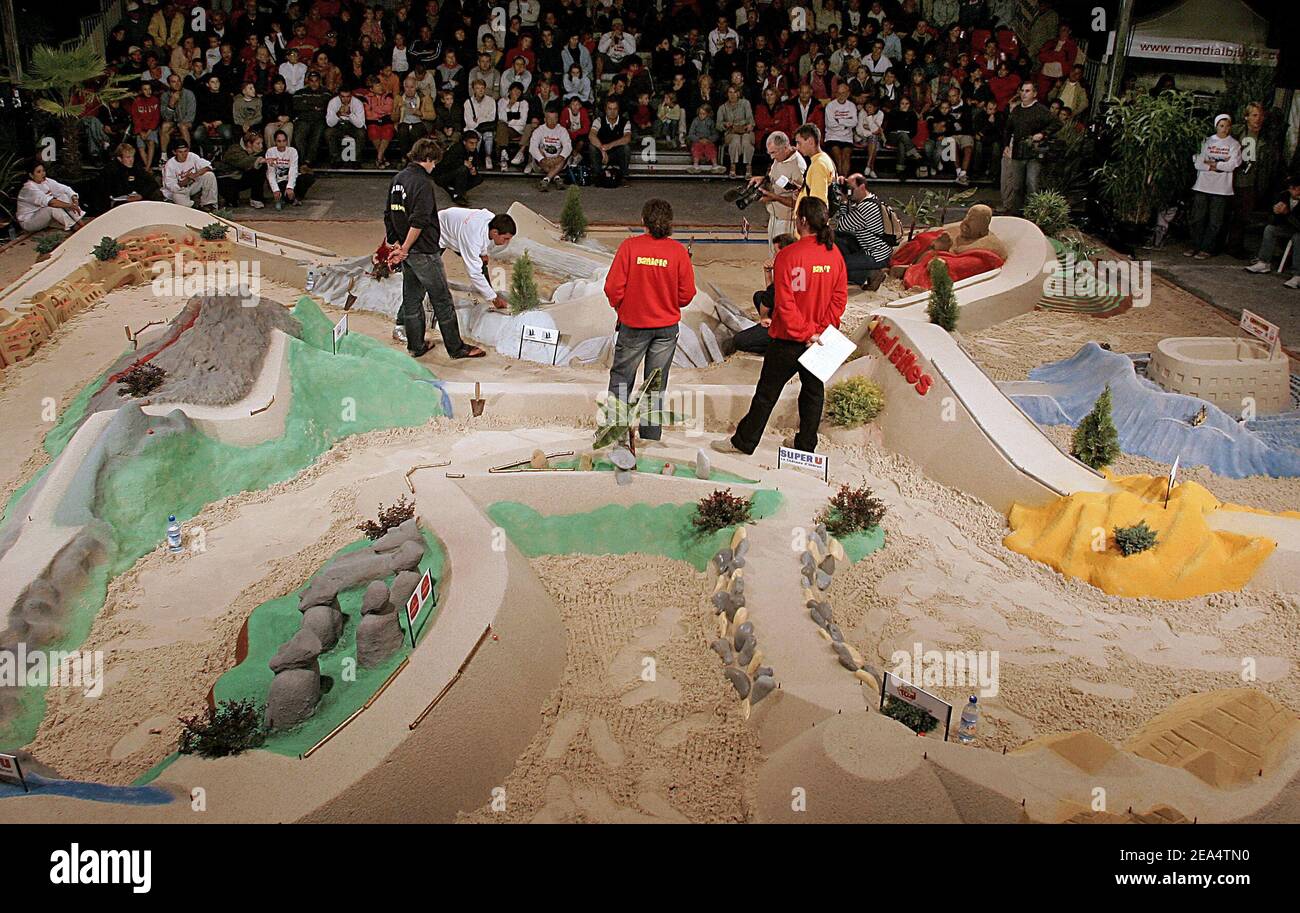 Marbles World Championships On Sand held on Oleron Island, western ...