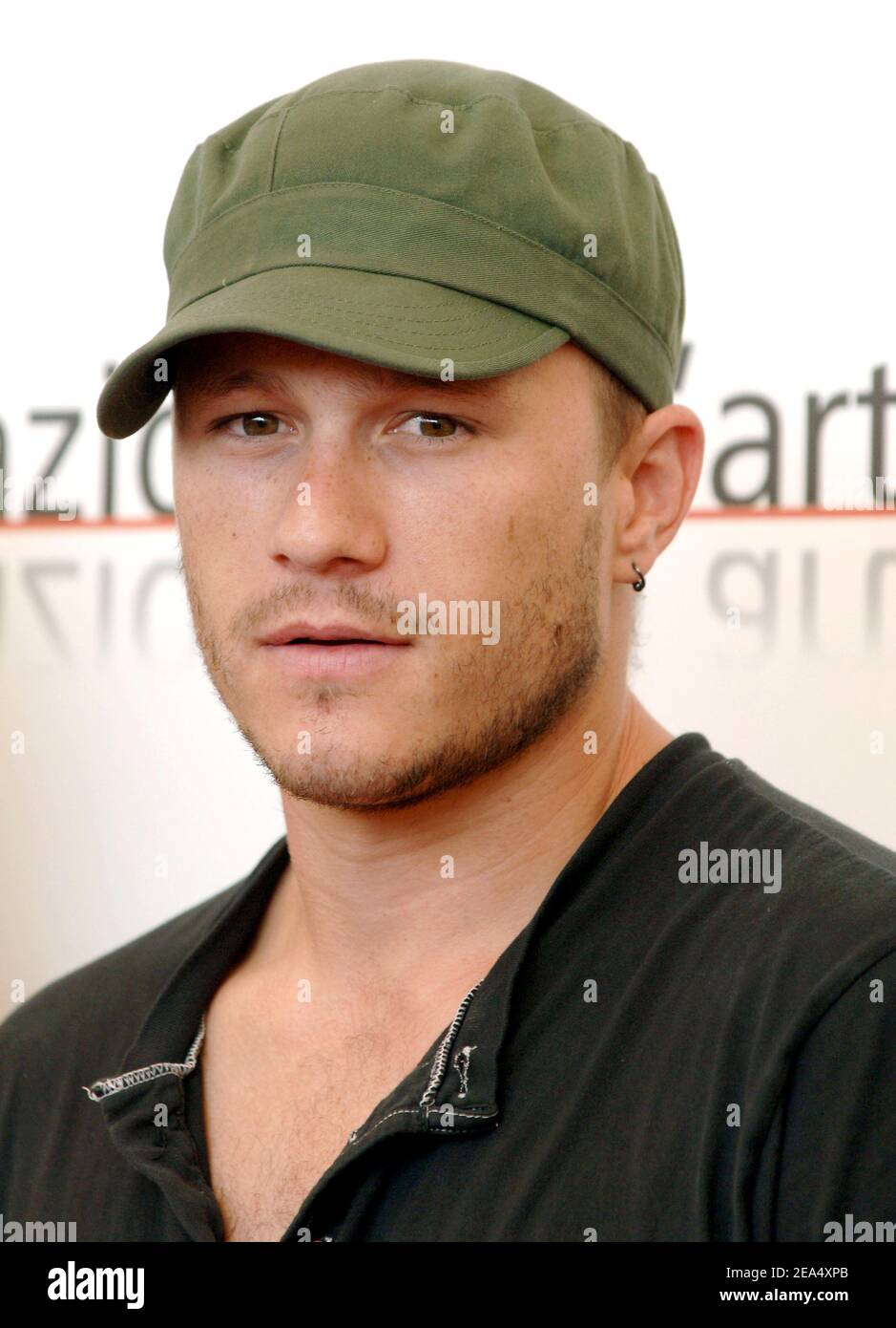 Heath Ledger attends photocall of the 'Brokeback Mountain' at the 62nd ...