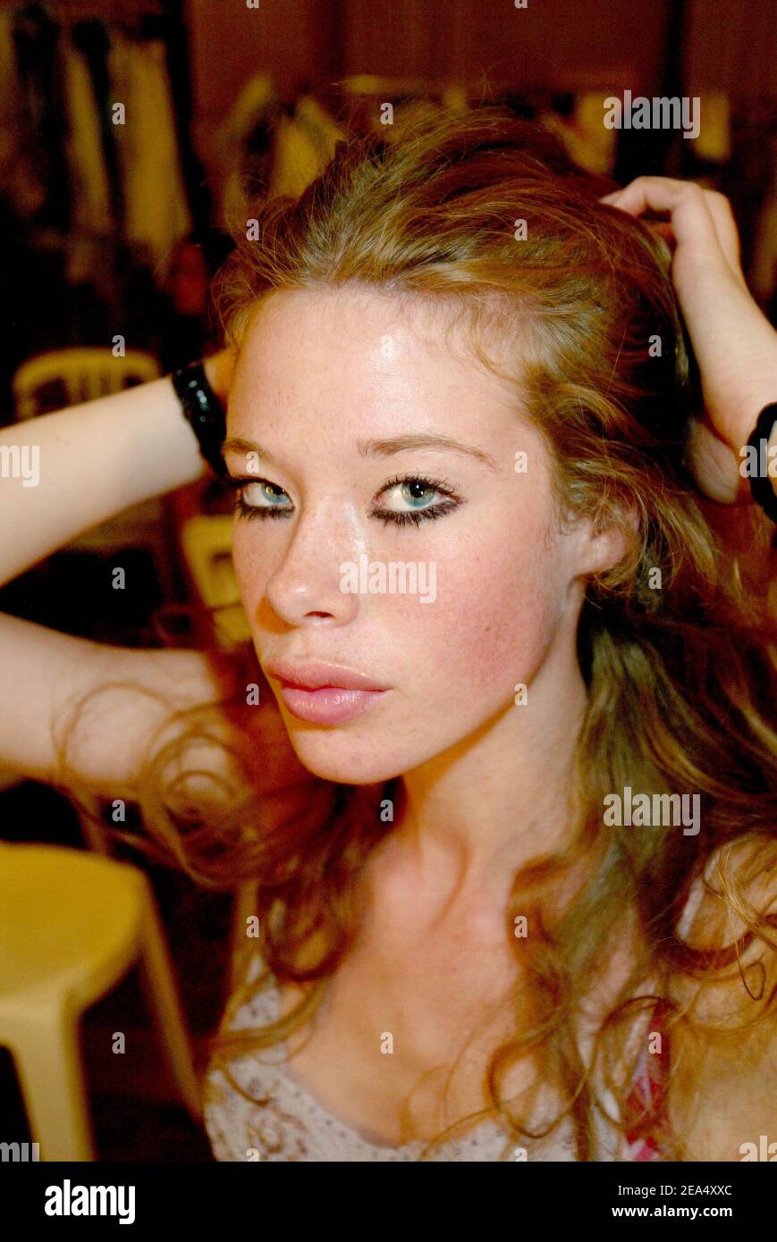 Marlene of M6's reality TV show 'Top Model 2005' poses at 'Made in Bkk ...