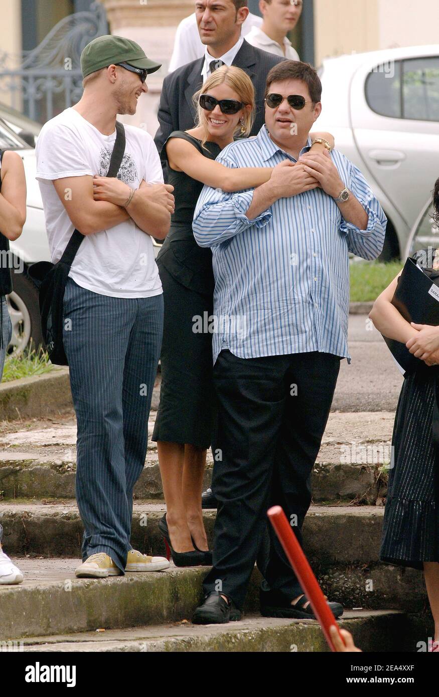 Cast members Sienna Miller, Oliver Platt and Heath Ledger arrive on a ...