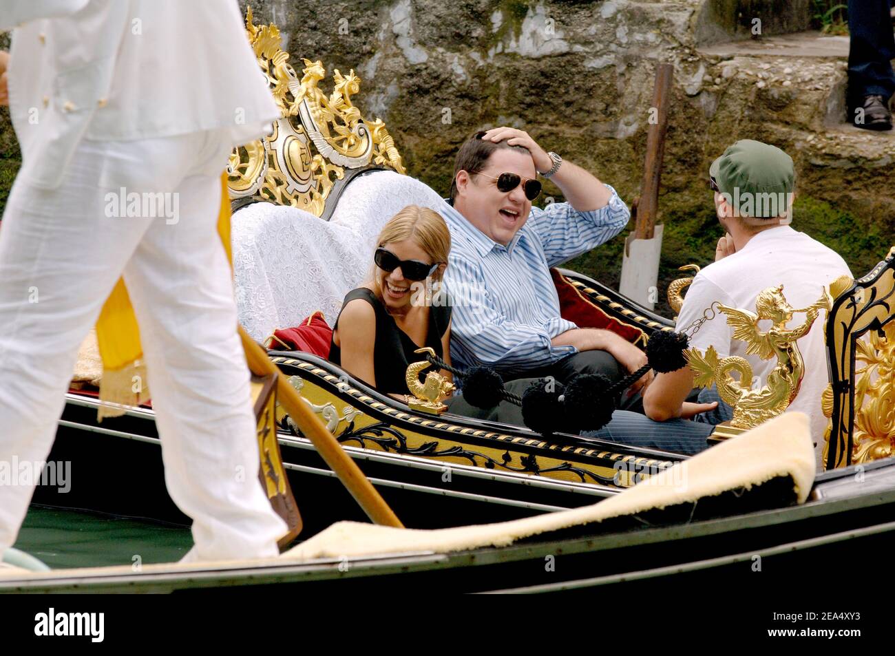 Cast members Sienna Miller, Oliver Platt and Heath Ledger arrive on a ...