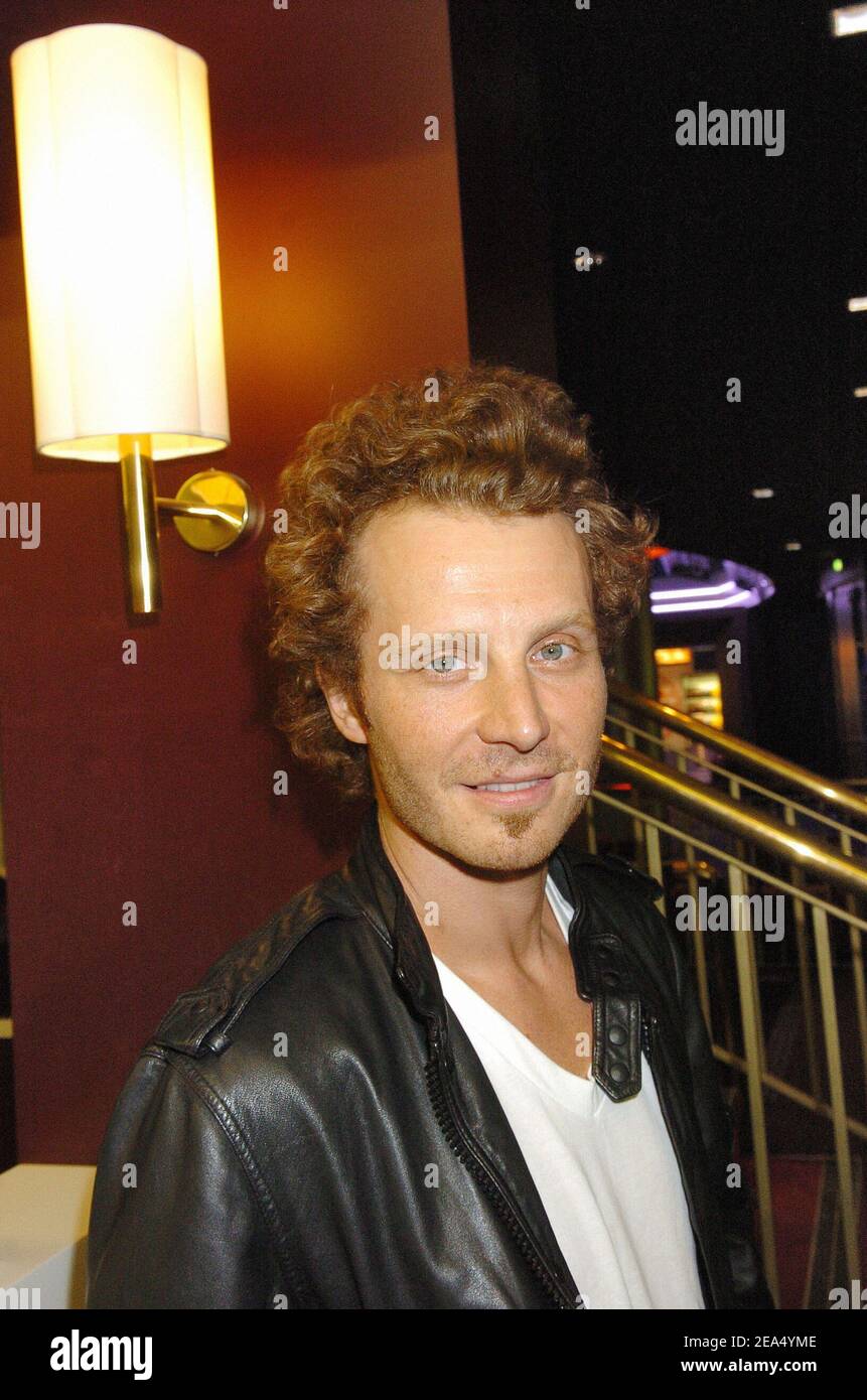 French musician Sinclair attends the premiere of Remi Bezancon's film ...
