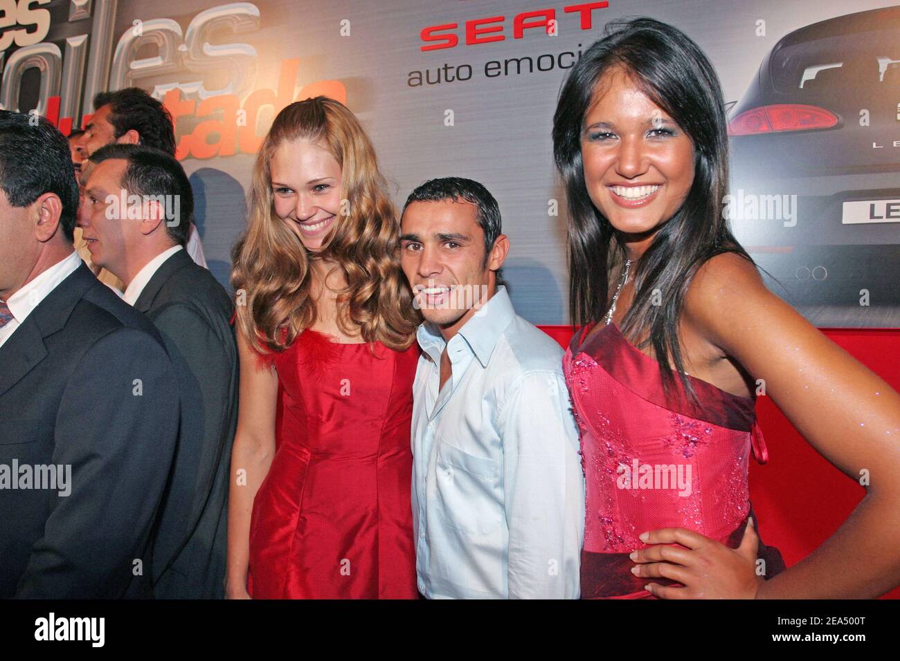 French boxer Brahim Asloum poses during the Seat Leon launch party 'Les ...