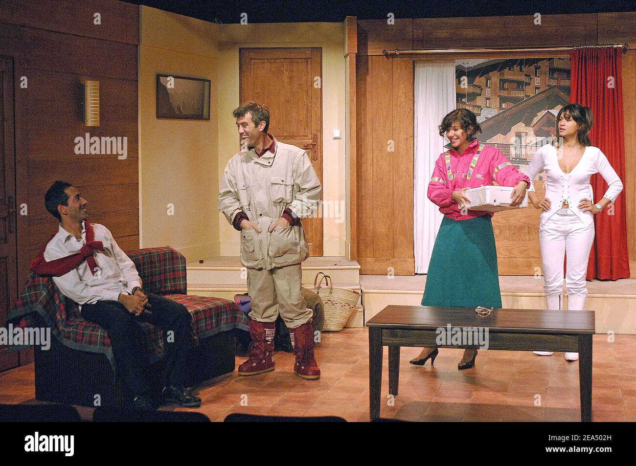 Eric Delcourt , Sonia Manka, Marie Montoya and Jean Fornerod perform in ...