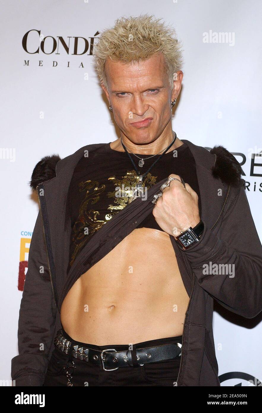 "Singer Billy Idol arrives at the 2nd annual ""Fashion Rocks"" Party ...