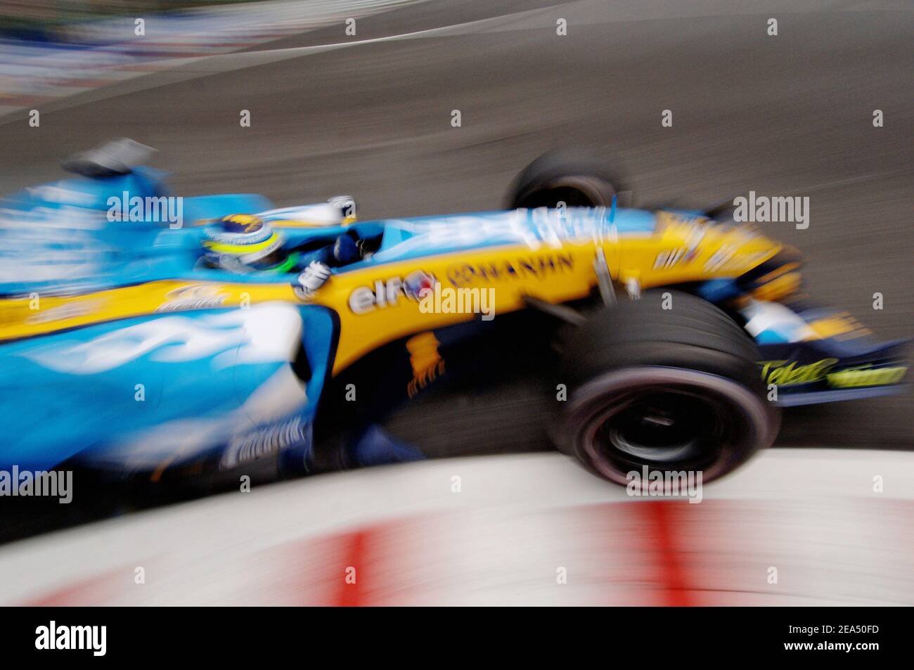 Italian Formula One driver Giancarlo Fisichella (team Renault)during ...