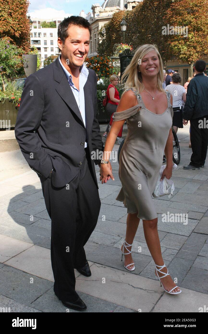 Former 'Alliage' member Brian and his girlfriend attend the civil ...