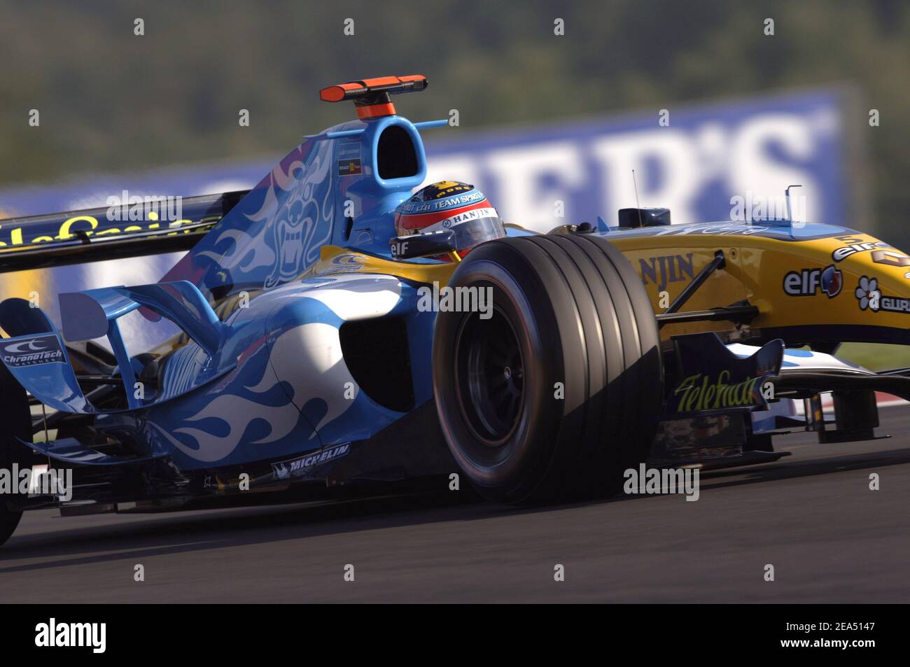 Spanish Formula One driver Fernando Alonso (team Renault) during the ...