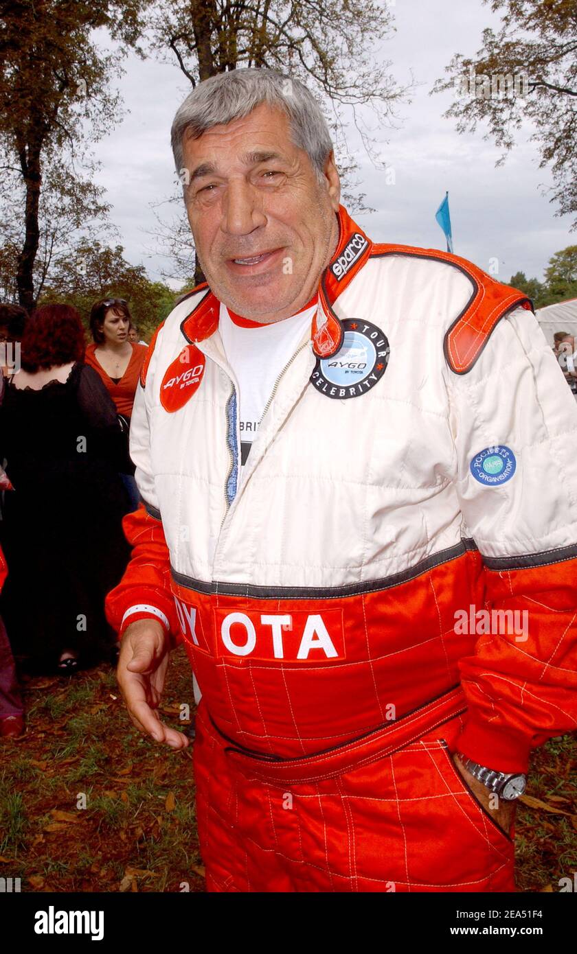 French actor Jean-Pierre Castaldi takes part at the Toyota Aygo ...
