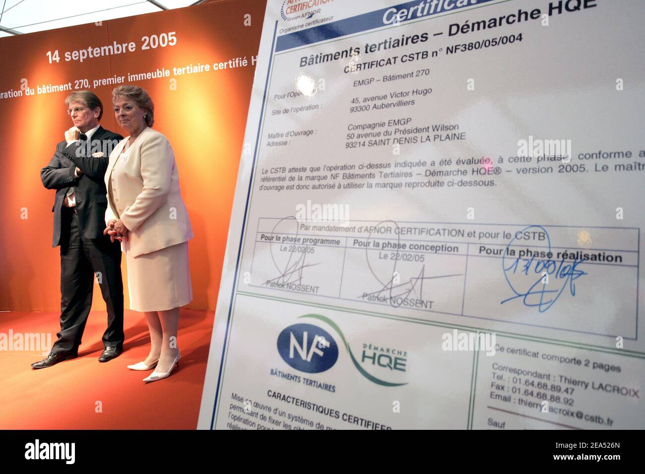French Minister for Ecology and Sustainable Development, Nelly Olin ...