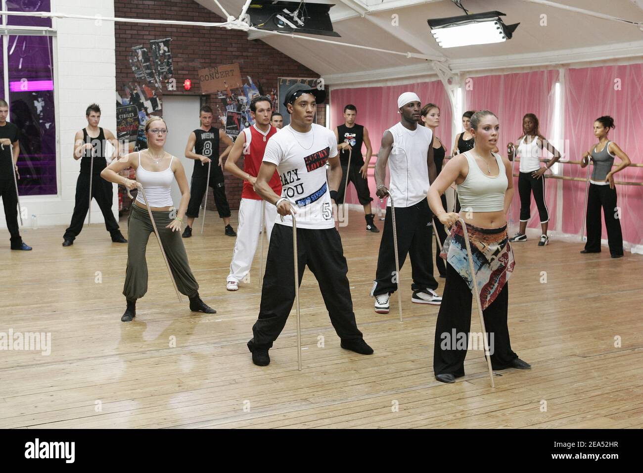 EXCLUSIVE. Dance teacher Brice holds the dance workshop preparing a ...