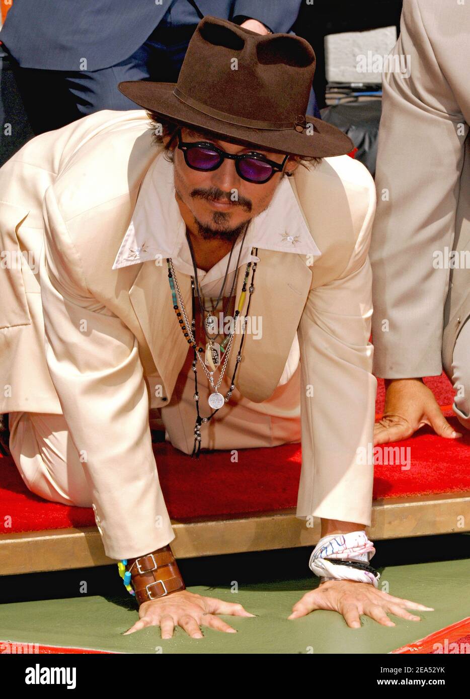 Johnny Depp is honored with hand and footprint ceremony at Grauman's ...