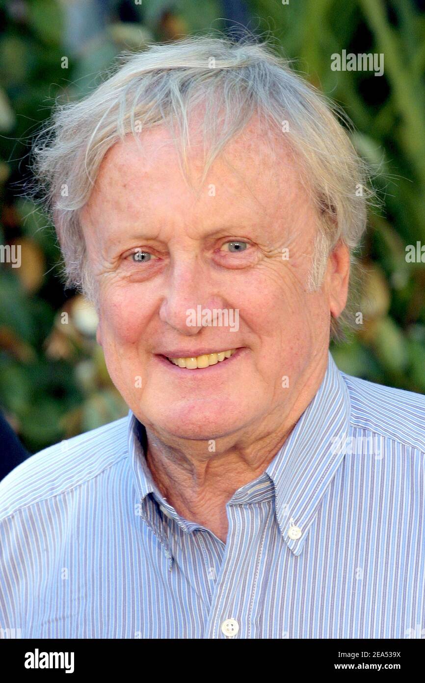 Claude Rich poses during a photocall at the 7th Festival of TV fiction ...