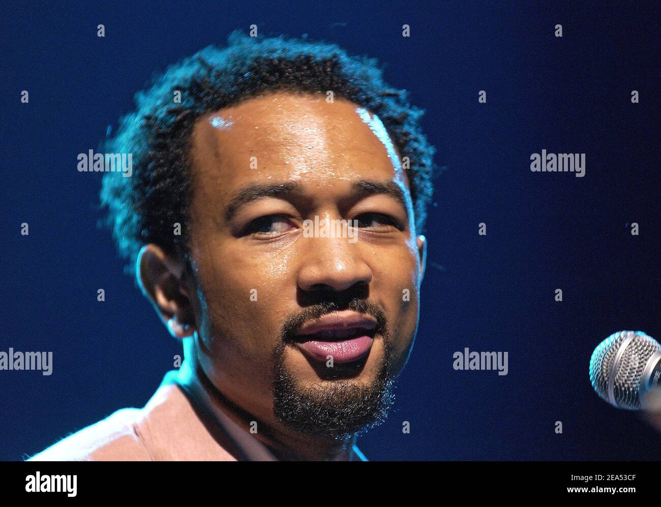 Us singer John Legend performs on stage at the Olympia in Paris on ...