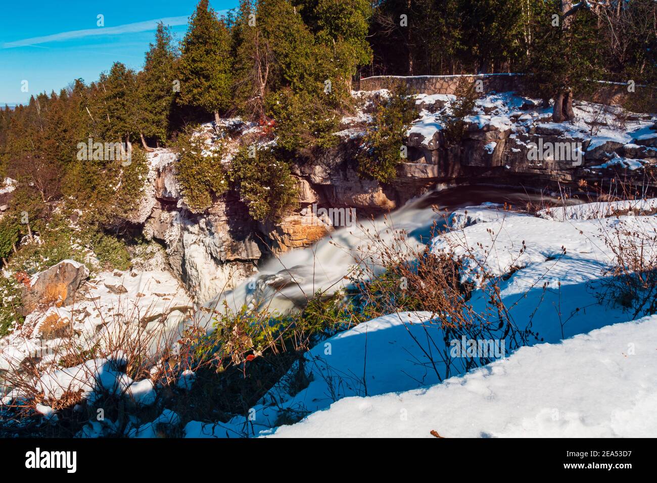 Inglis Falls Conservation Area Owen Sound Ontario Canada Stock Photo ...