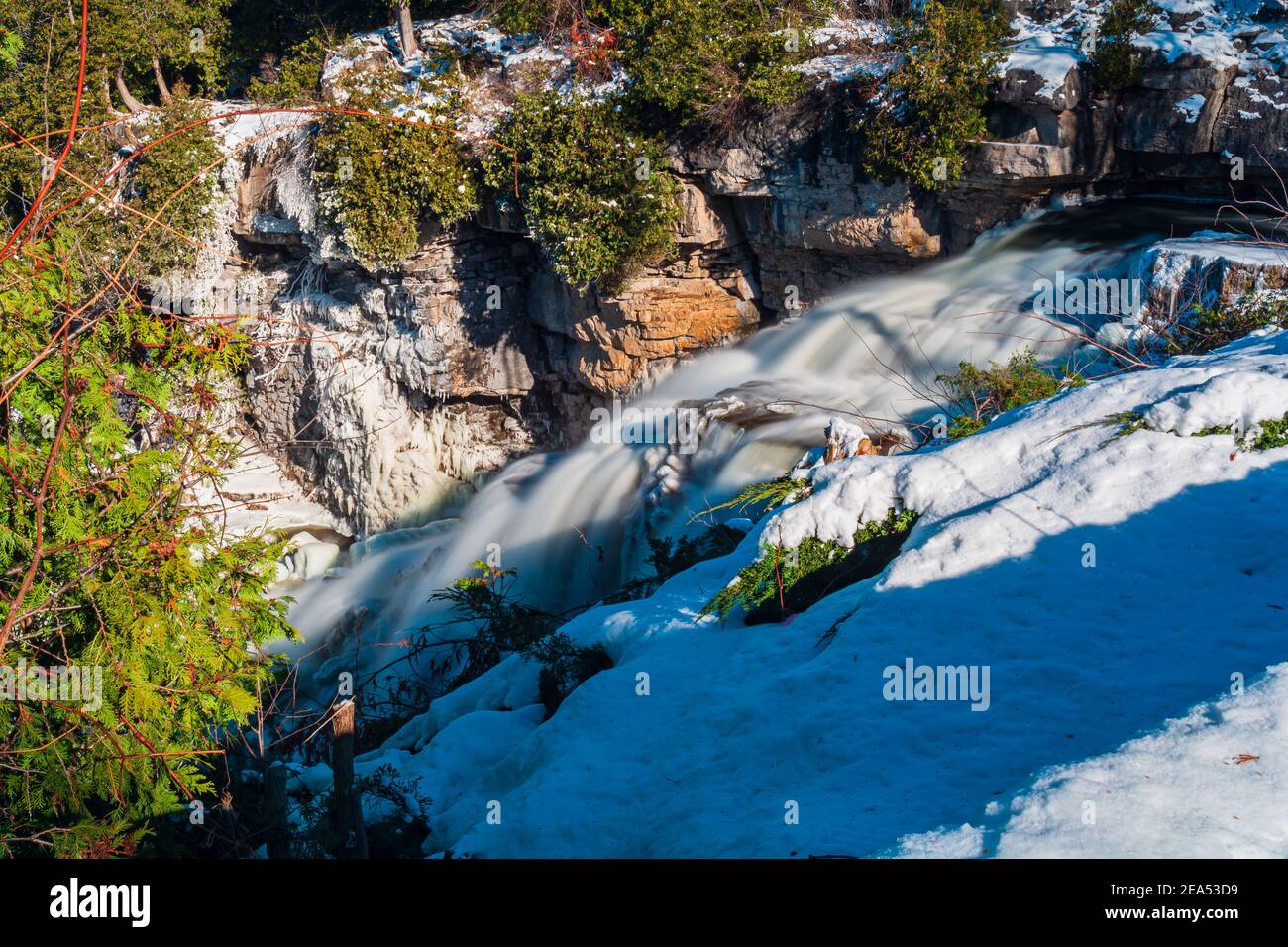 Inglis Falls Conservation Area Owen Sound Ontario Canada Stock Photo ...