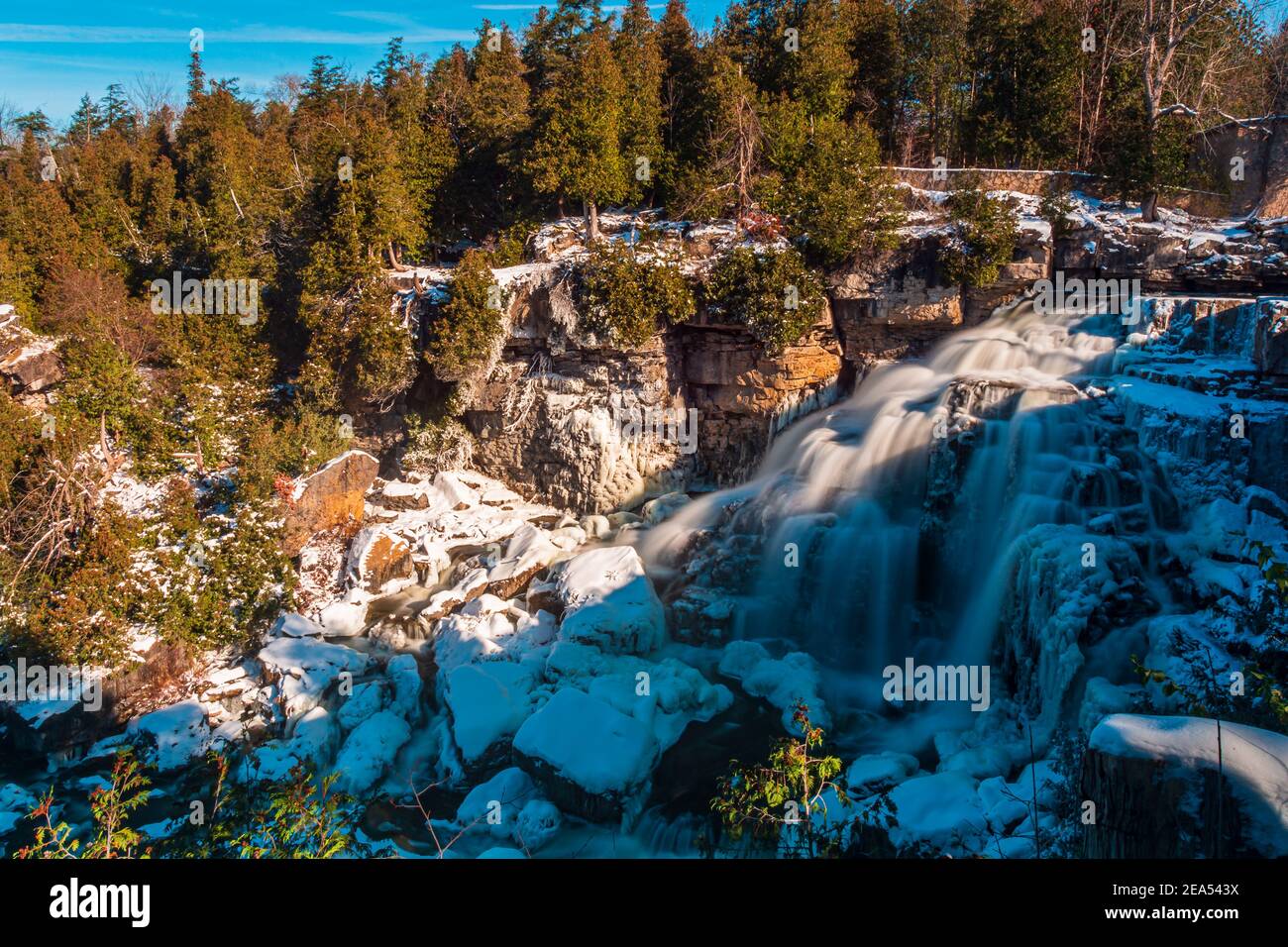 Inglis Falls Conservation Area Owen Sound Ontario Canada Stock Photo ...