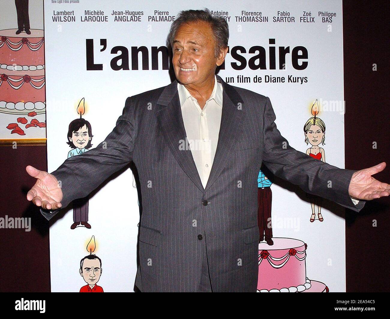 French actor Roger Hanin attends the premiere for the film 'L ...