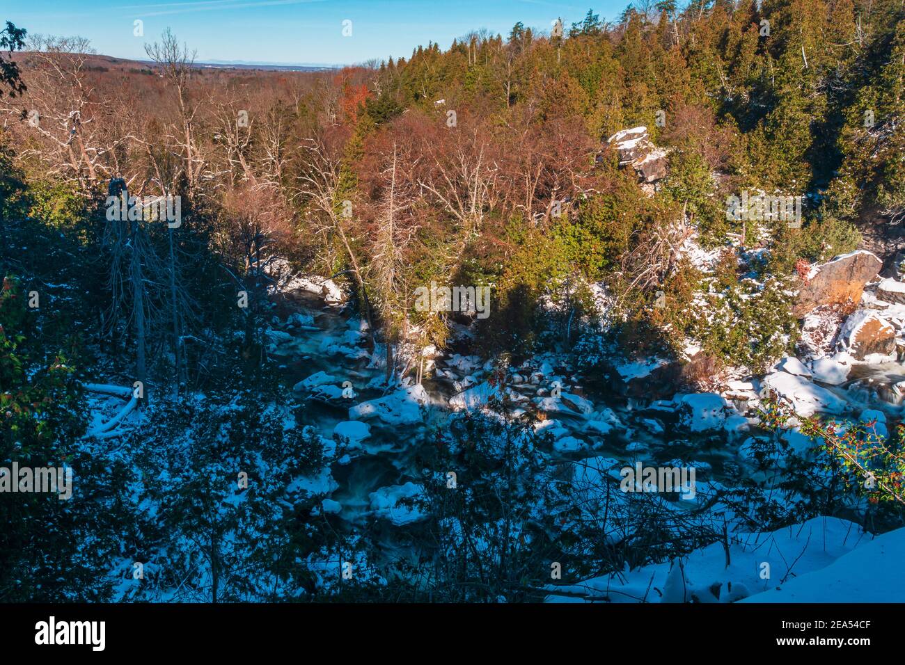 Inglis Falls Conservation Area Owen Sound Ontario Canada Stock Photo ...