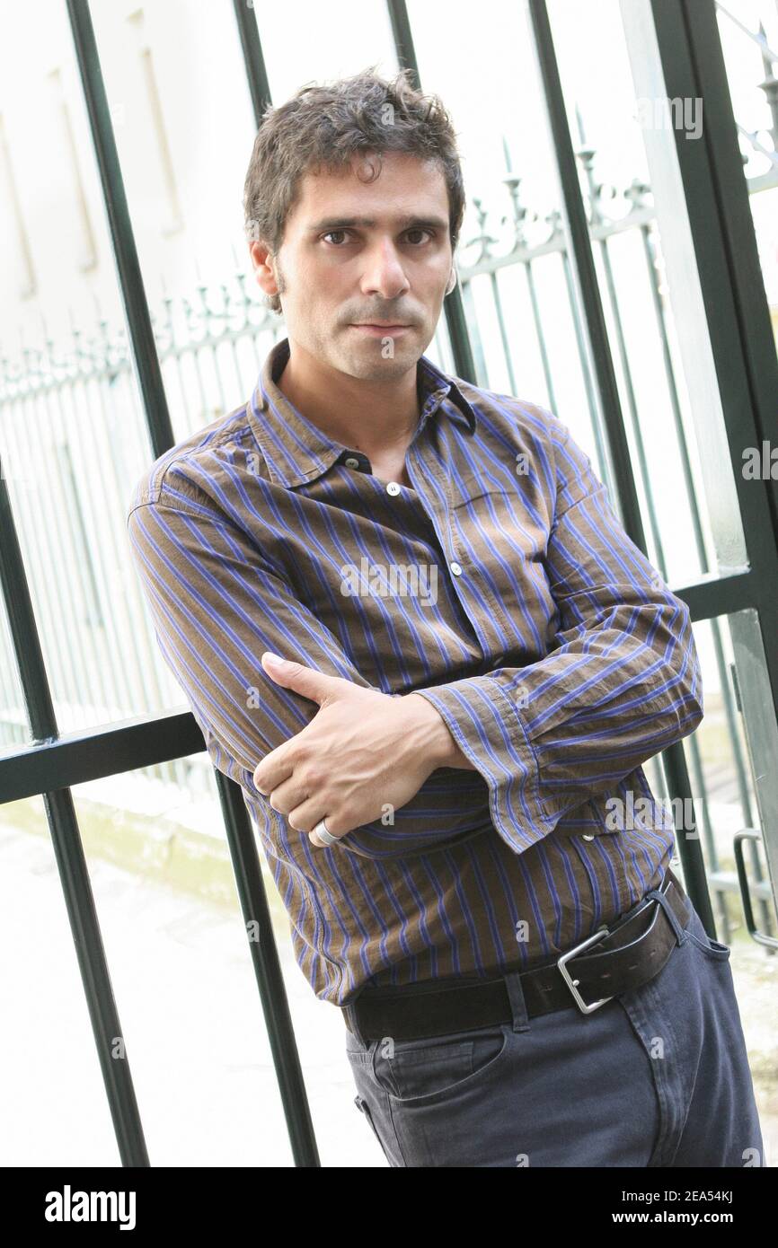 No Tabloids. French actor Pascal Elbe poses for our photographers in ...