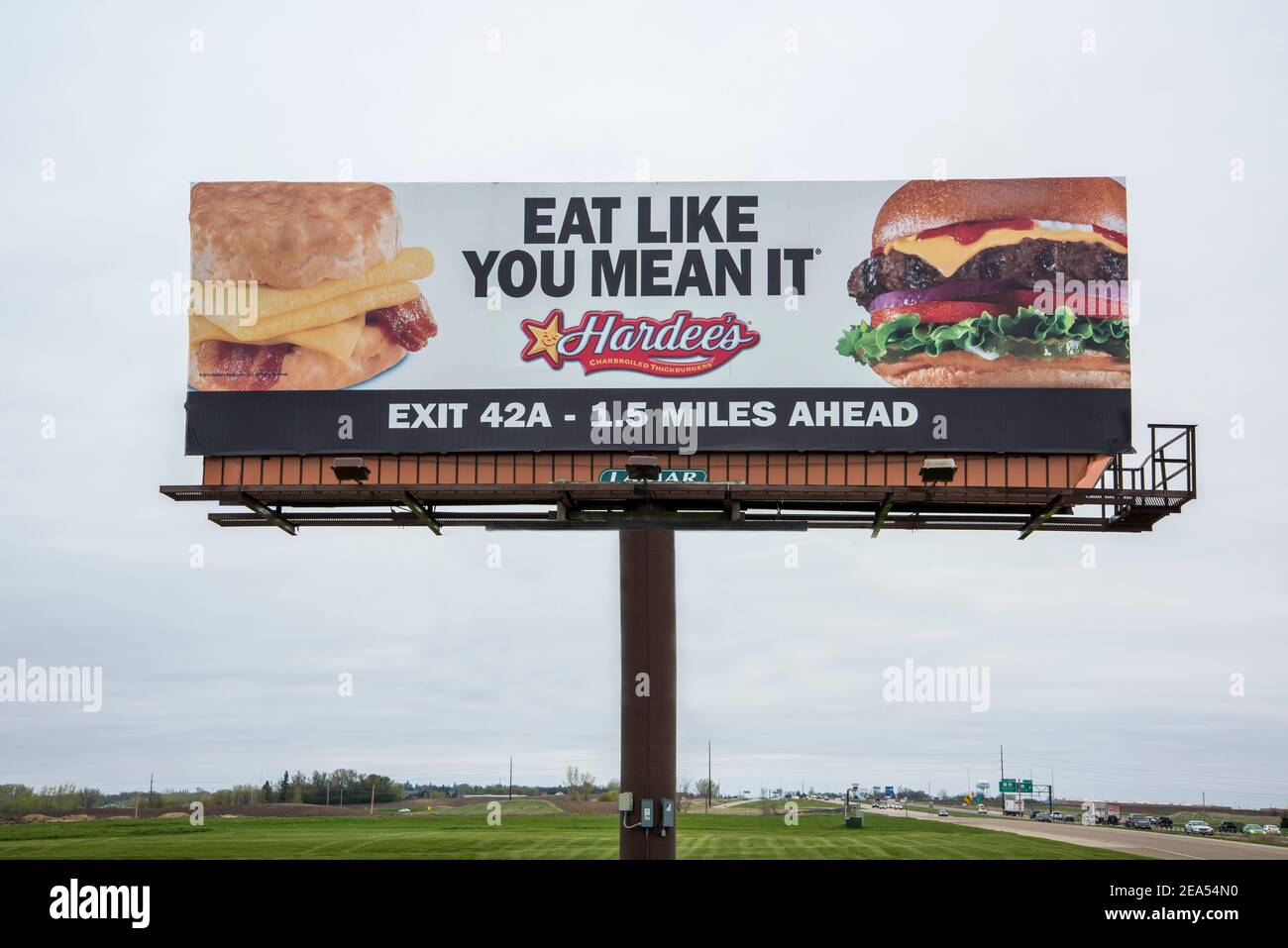 Fast Food Billboard Advertisement High Resolution Stock Photography and ...