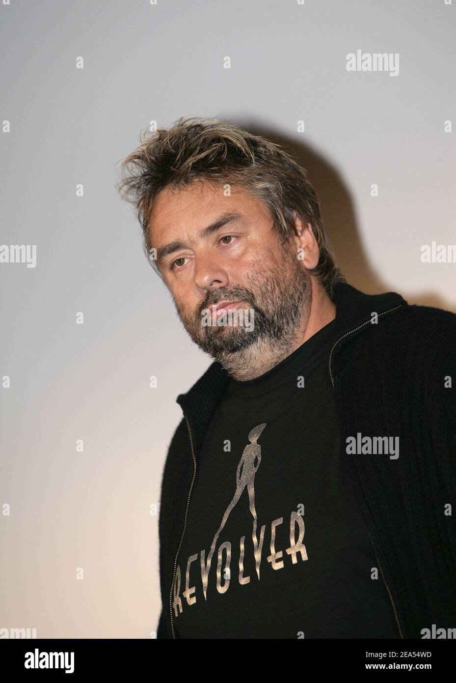 Producer Luc Bessson poses at the French premiere of his film 'Revolver ...