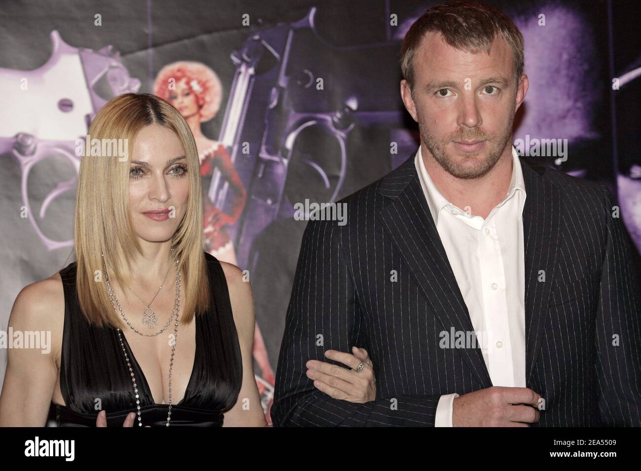 Director Guy Ritchie and wife Madonna arrive at the French premiere of ...