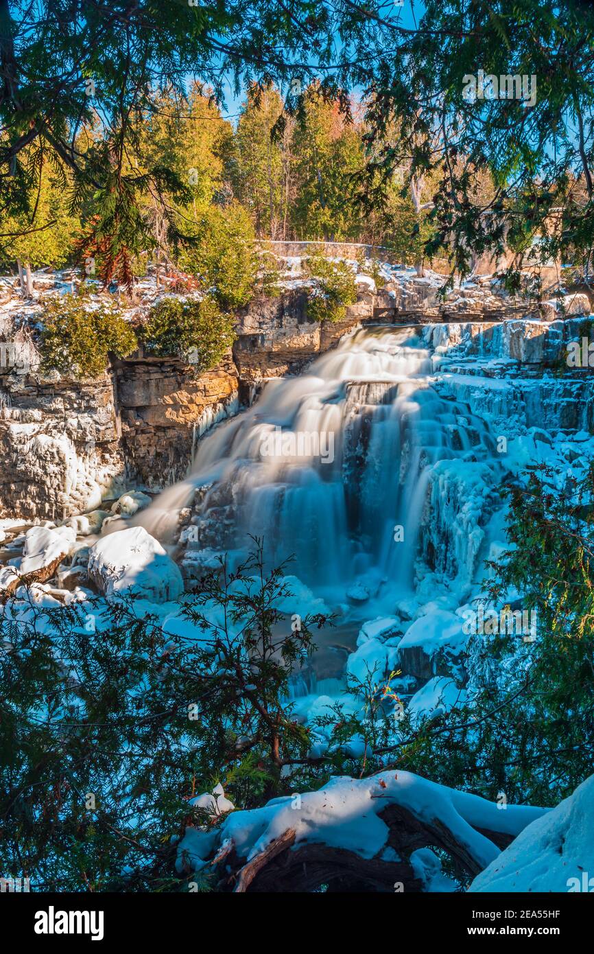 Inglis Falls Conservation Area Owen Sound Ontario Canada Stock Photo ...