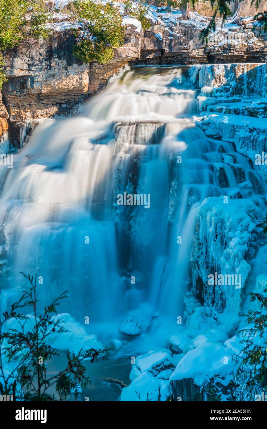 Inglis Falls Conservation Area Owen Sound Ontario Canada Stock Photo ...
