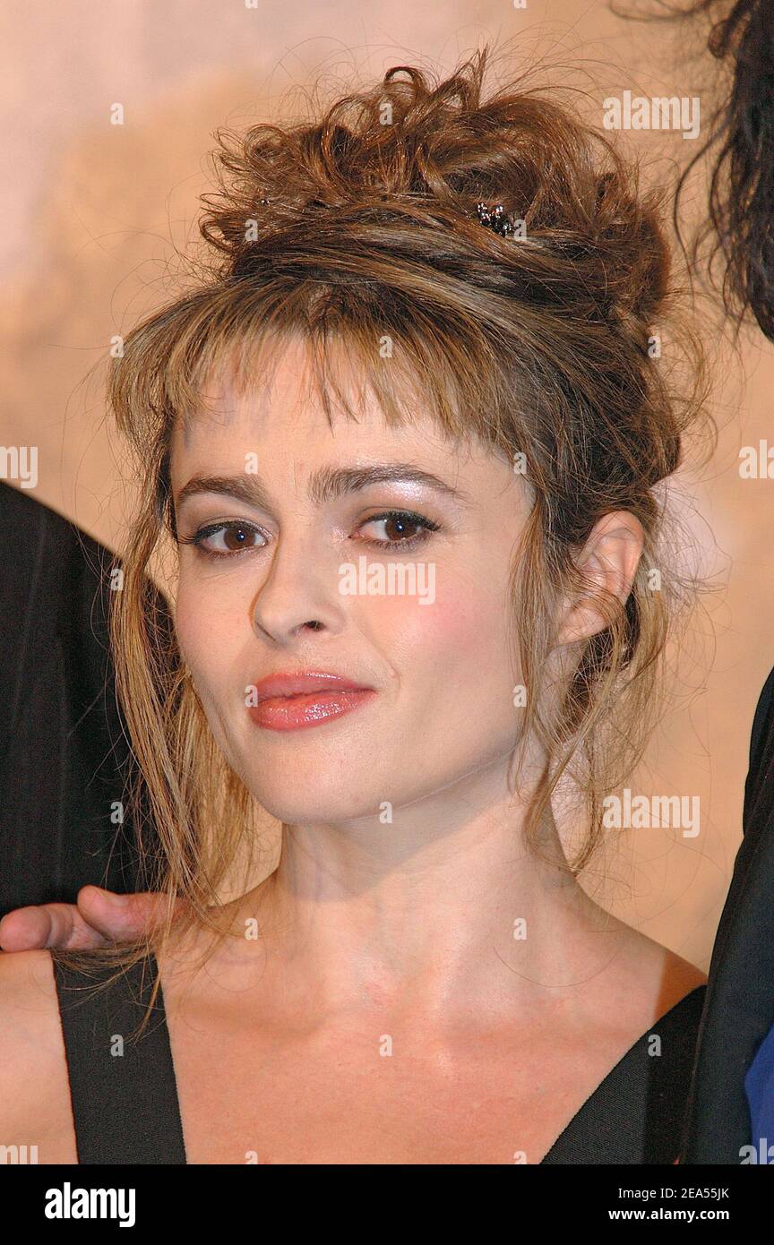 UK actress Helena Bonham-Carter before the premiere animation movie ...